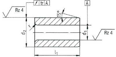 Bohrbuchse DIN 179 A, kurz