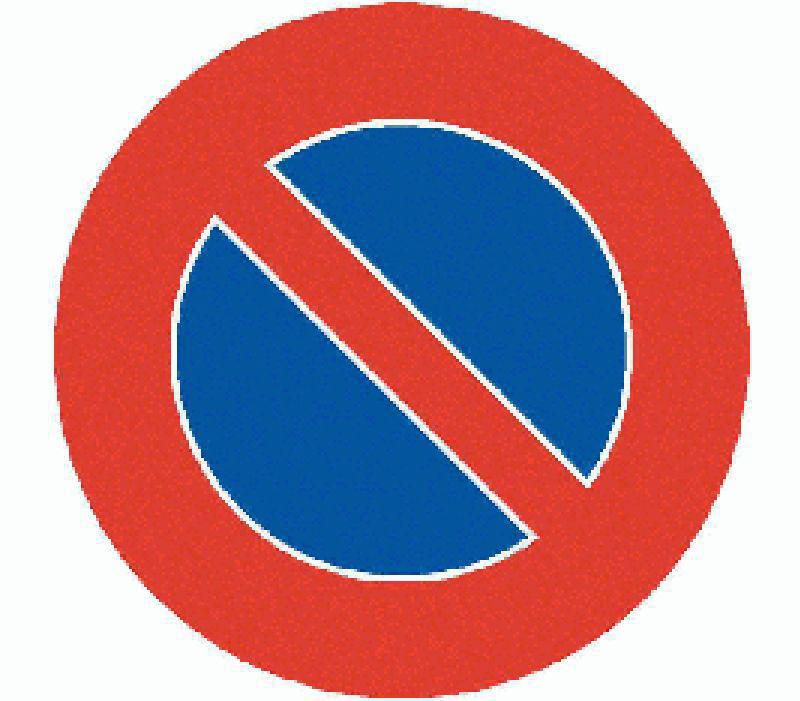 Signaux Interdiction de parquer 2.5 40 cm