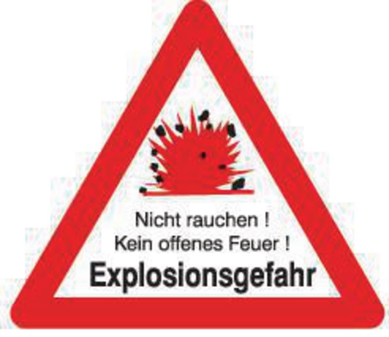 Panneaux De Danger D'explosion